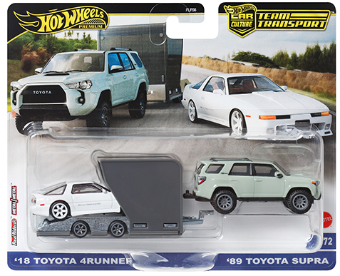 Hot Wheels - #72 1989 Toyota Supra and 2018 Toyota 4Runner