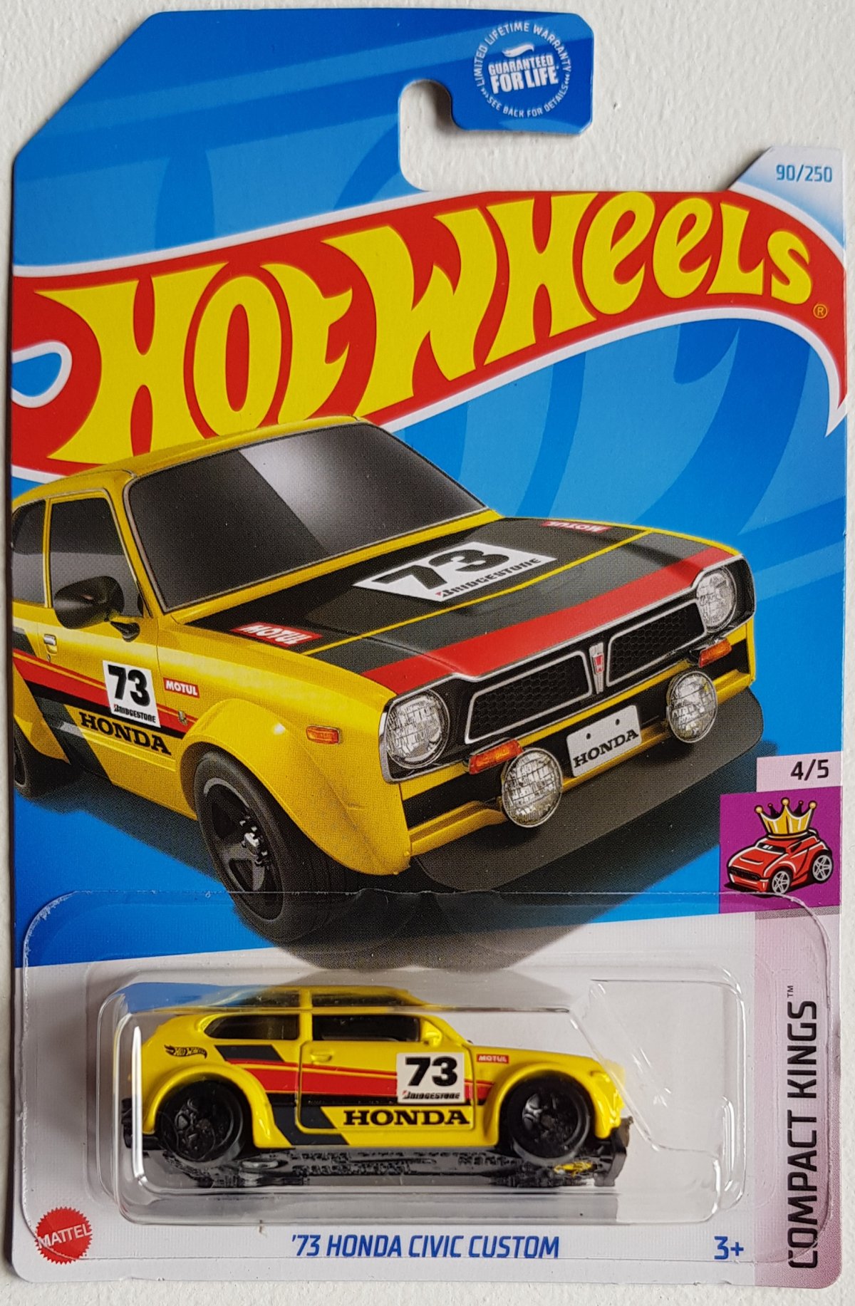 Hot Wheels - 1973 Honda Civic Custom