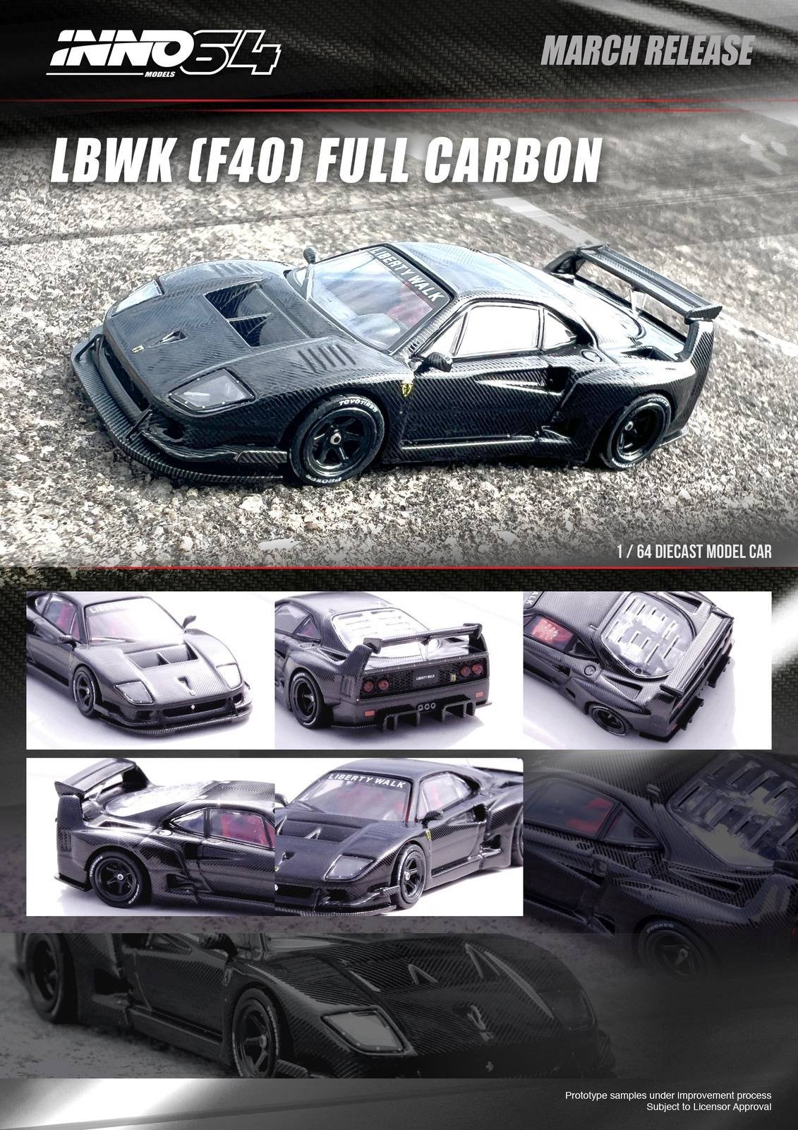 INNO64 - LBWK Ferrari F40 (Full carbon)