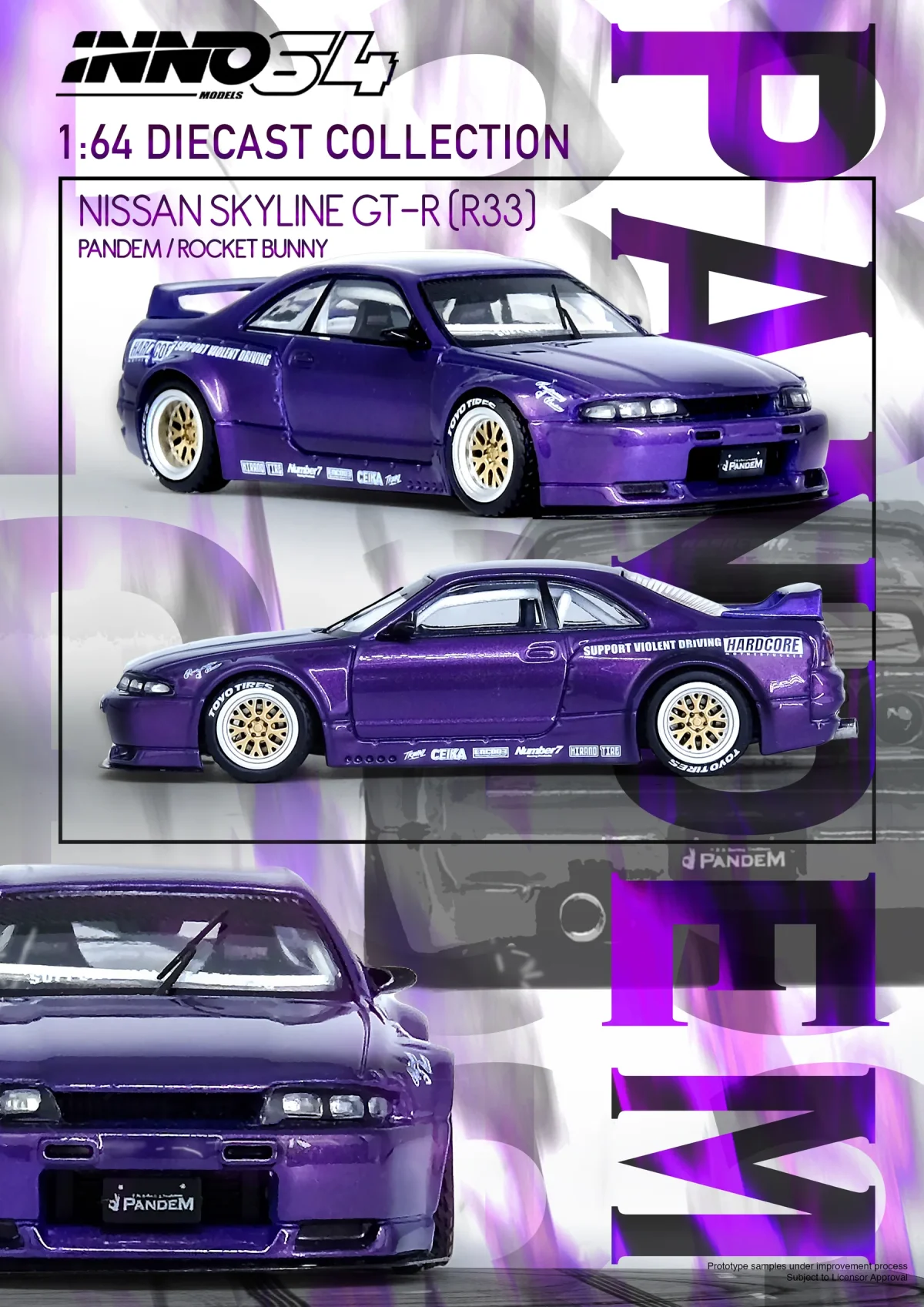 INNO64 - Nissan Skyline GT-R (R33), Pandem