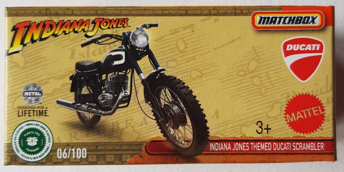 Matchbox - Indiana Jones Ducati Scrambler