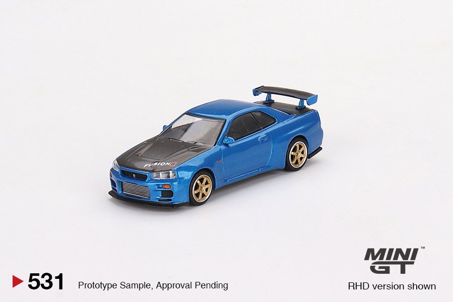 Mini GT - Nissan Skyline GT-R (R34) Top Secret